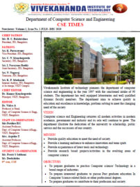 Computer Science & Engineering – VIVEKANANDA INSTITUTE OF TECHNOLOGY